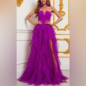 Dresses | Luxe Mesh Party Formal Tube Gown Dress | Poshmark